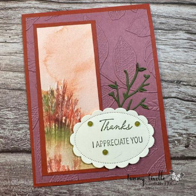 Simple Layout Thank You Card