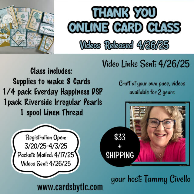 Thank You Online Card Class